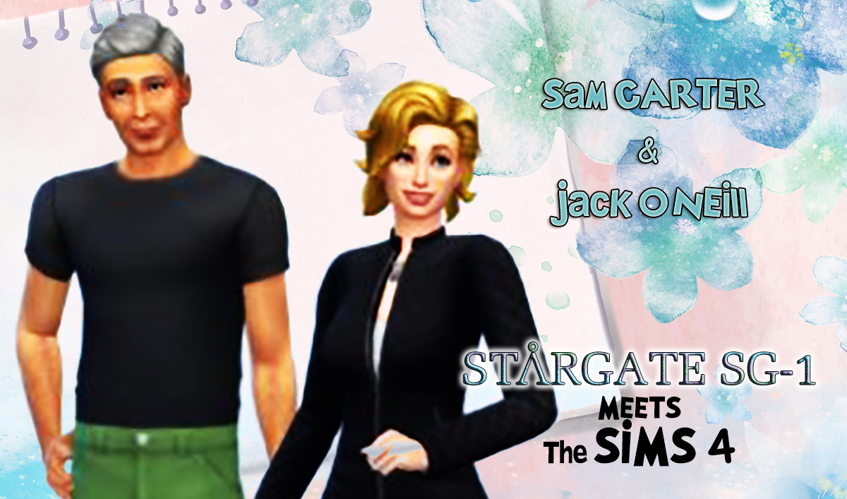 The Sims 4 Stargate SG-1: Major Sam Carter and Colonel Jack O'Neill